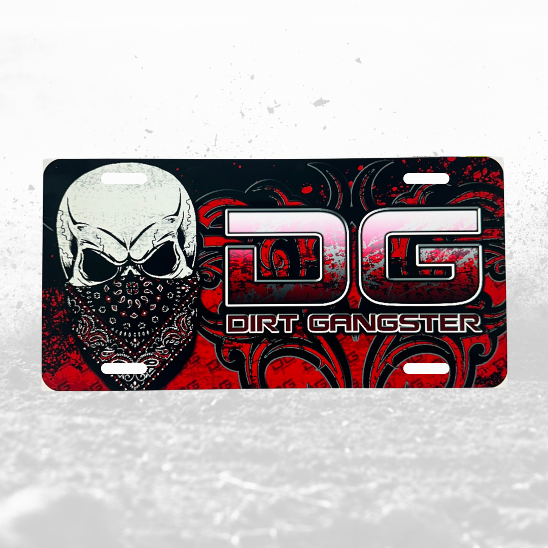 Dirt Gangster License Plate – Dirt Gangster Apparel