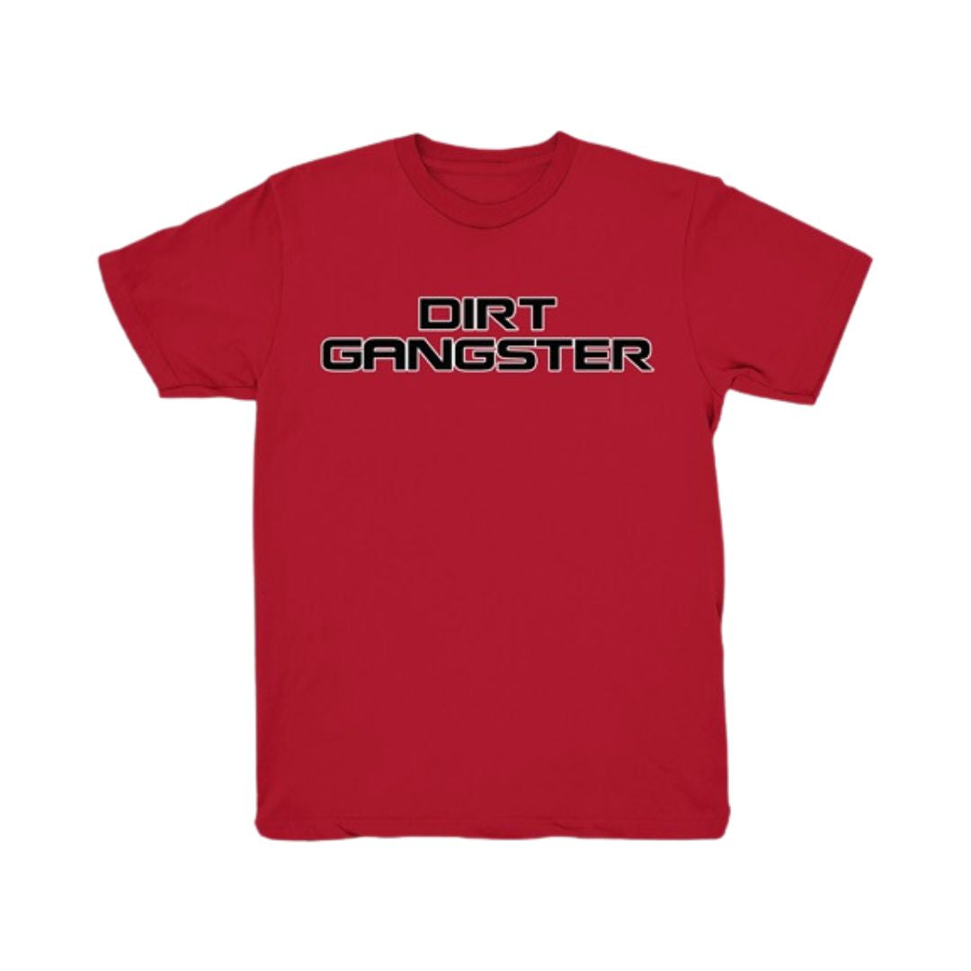 SKULL RED BANDANA GANGSTER TEE – Dirt Gangster Apparel