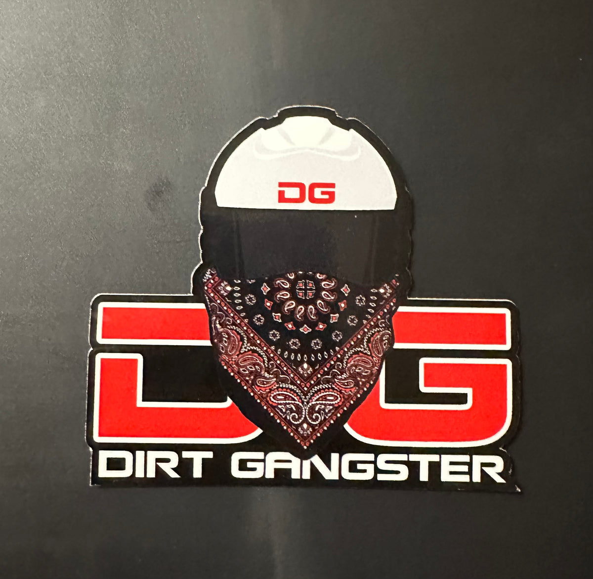 Helmet Bandana DG Sticker – Dirt Gangster Apparel