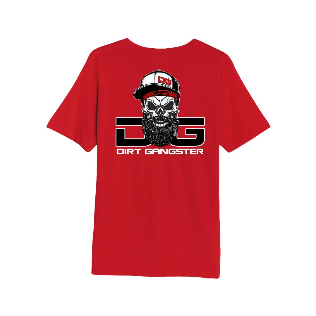 RED BEARDED GANGSTER TEE – Dirt Gangster Apparel